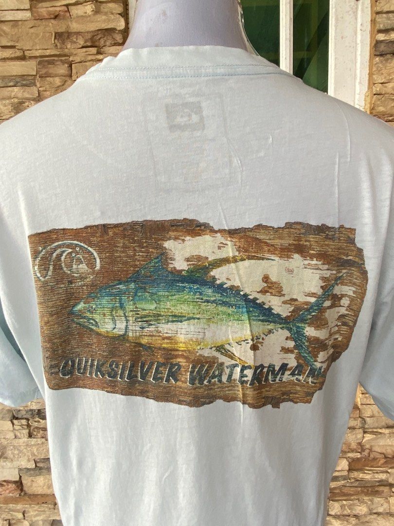 Quiksilver Waterman Fish, Men's Fashion, Tops & Sets, Tshirts & Polo ...