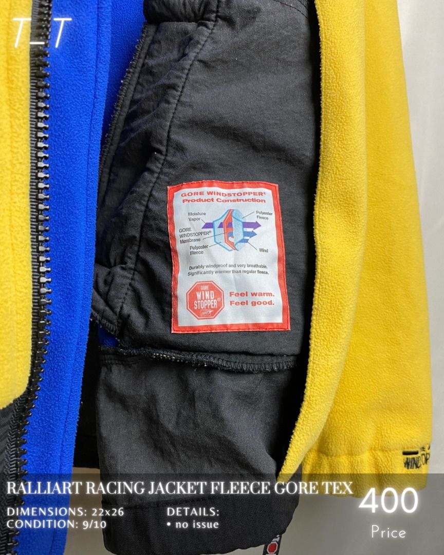 Ralliart Racing Jacket Fleece Gore Tex, Men's Fashion, Coats, Jackets ...