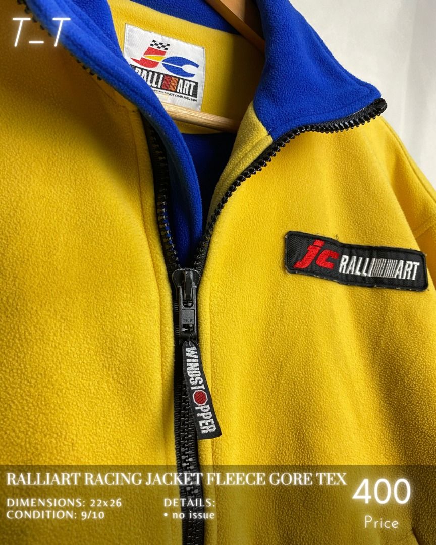 Ralliart Racing Jacket Fleece Gore Tex, Men's Fashion, Coats, Jackets ...