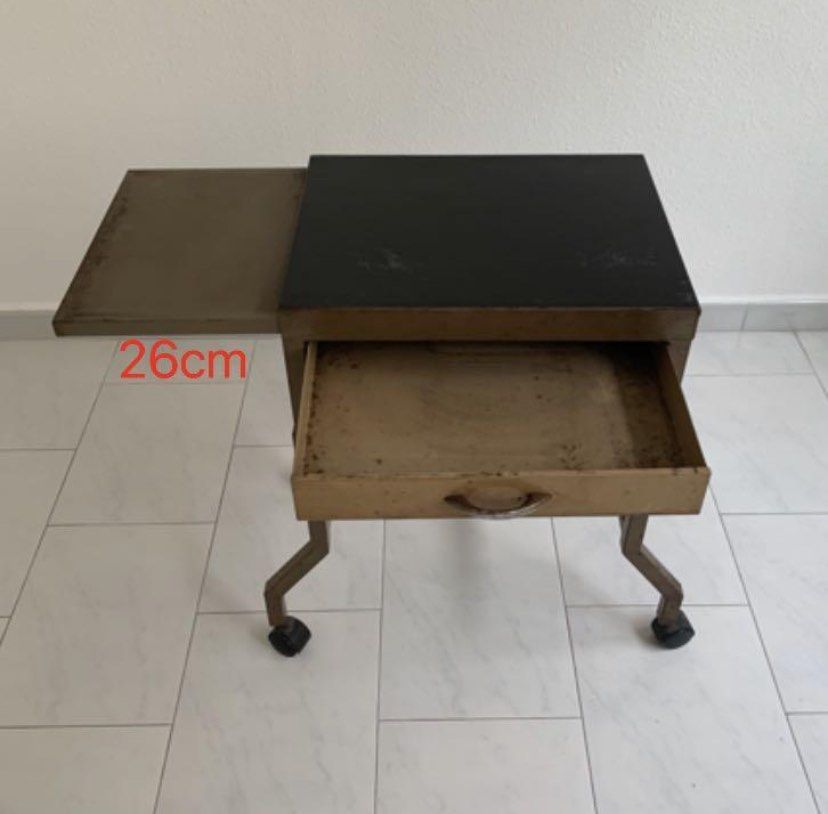 Rare vintage typewriter table, Furniture & Home Living, Furniture ...