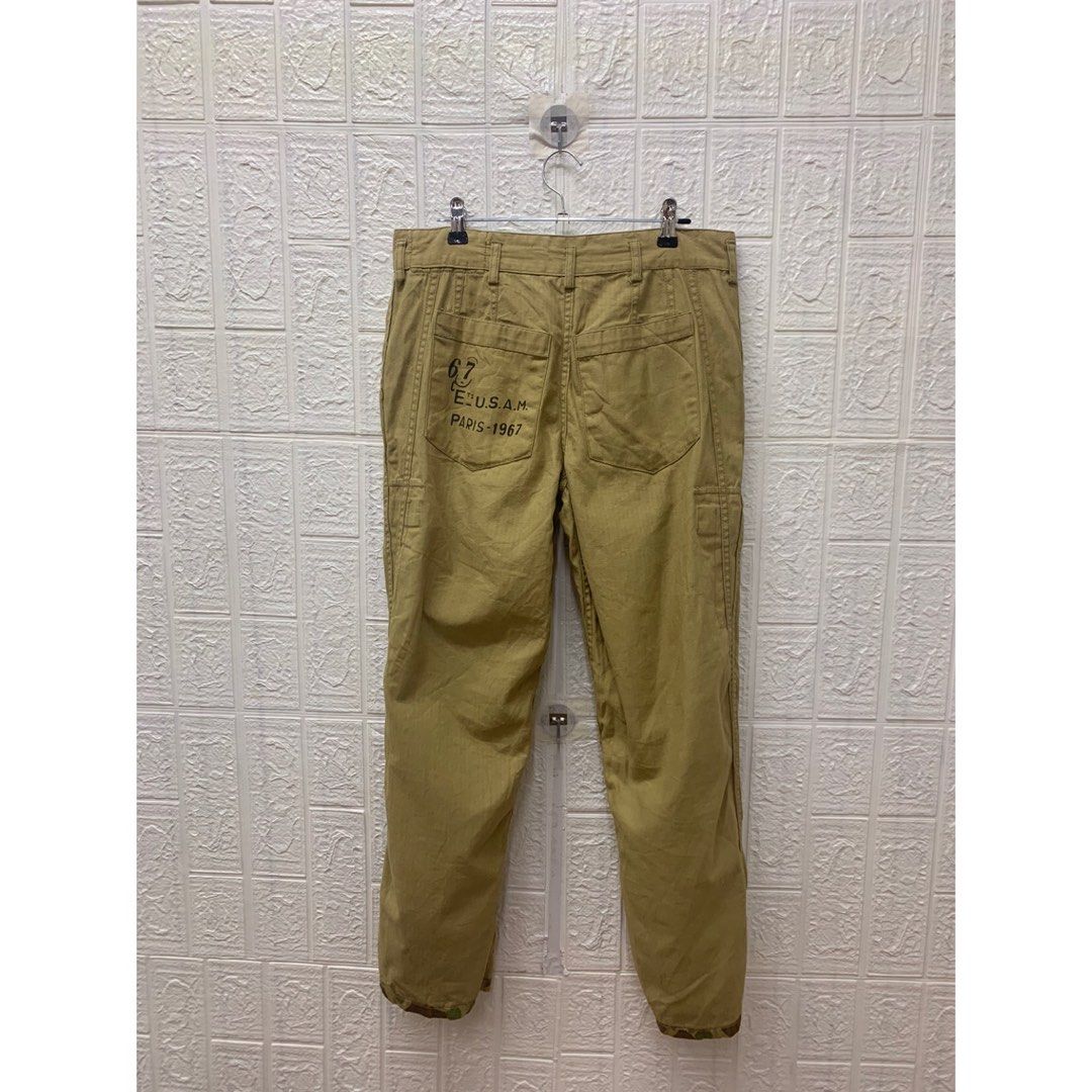 Repro "Frogskin Camo" Herringbone Military Cargo Pants (Reversible ...