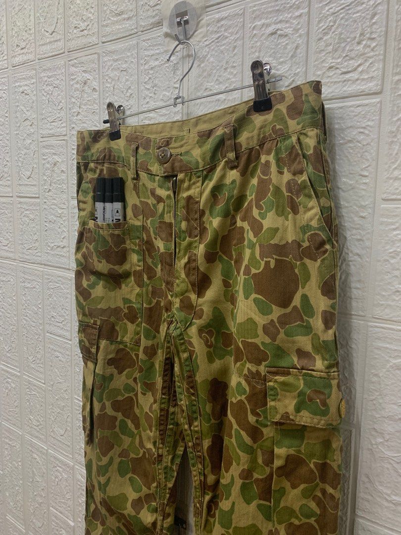 Repro "Frogskin Camo" Herringbone Military Cargo Pants (Reversible ...