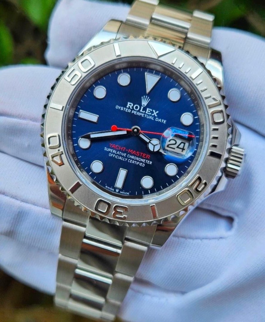 Rolex Yachmaster Steel Blue 40mm Ref. 126622, Luxury, Watches on Carousell