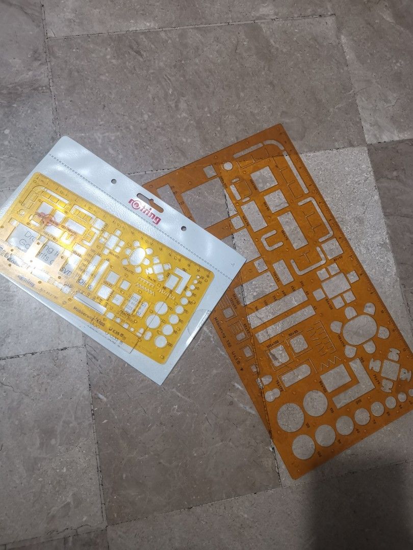 Rotring Stencils, Hobbies & Toys, Stationary & Craft, Stationery ...