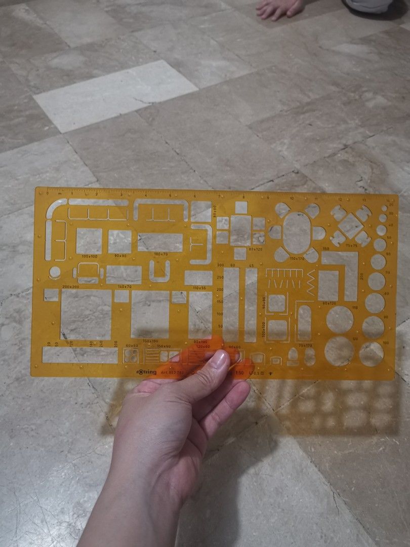 Rotring Stencils, Hobbies & Toys, Stationary & Craft, Stationery ...