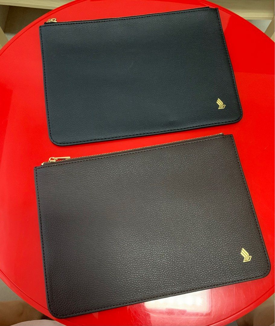SALE!! SQ PPS Solitaire Club Leather pouch - Singapore Airlines ...