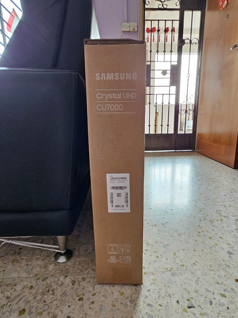 Samsung Smart TV 43" Crystal UHD 4K CU 7000, TV & Home Appliances, TV ...