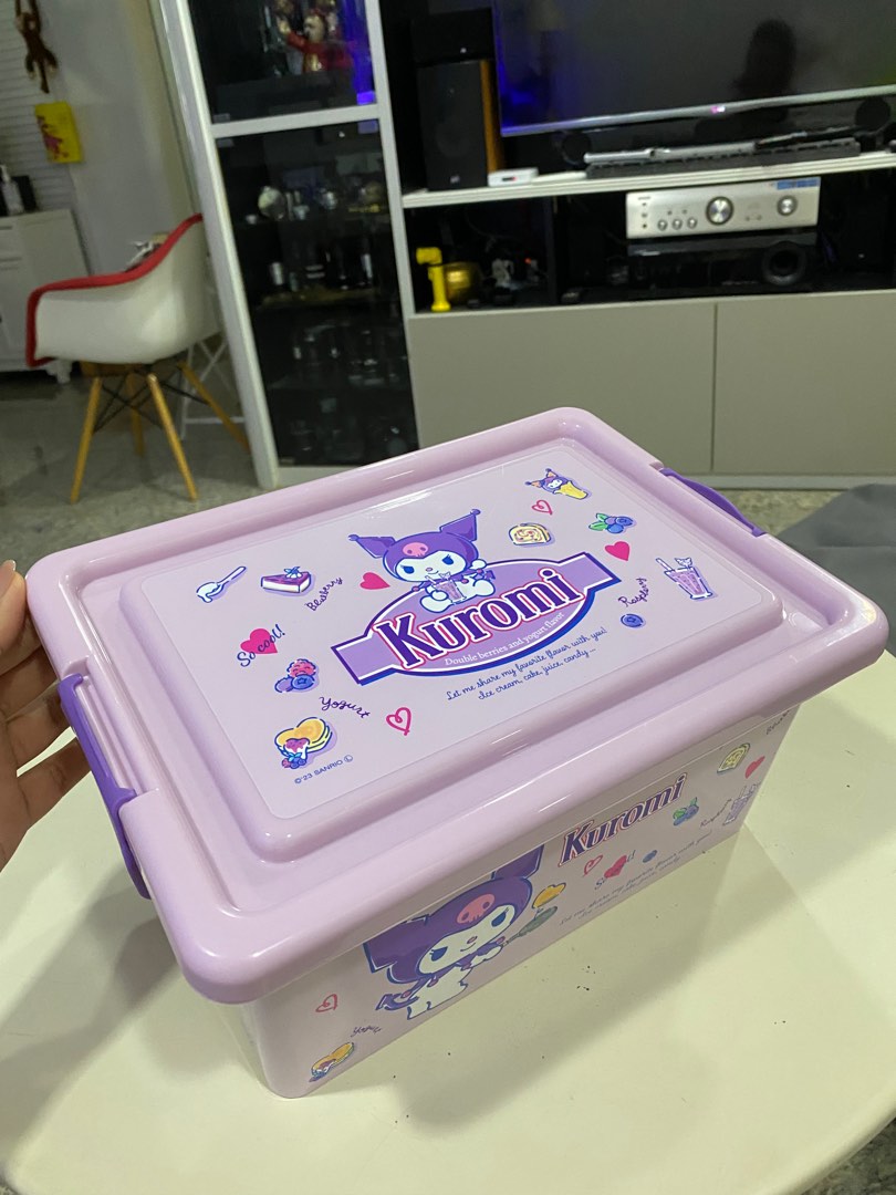 Sanrio - Kuromi Storage Box with Snacks, Furniture & Home Living, Home ...