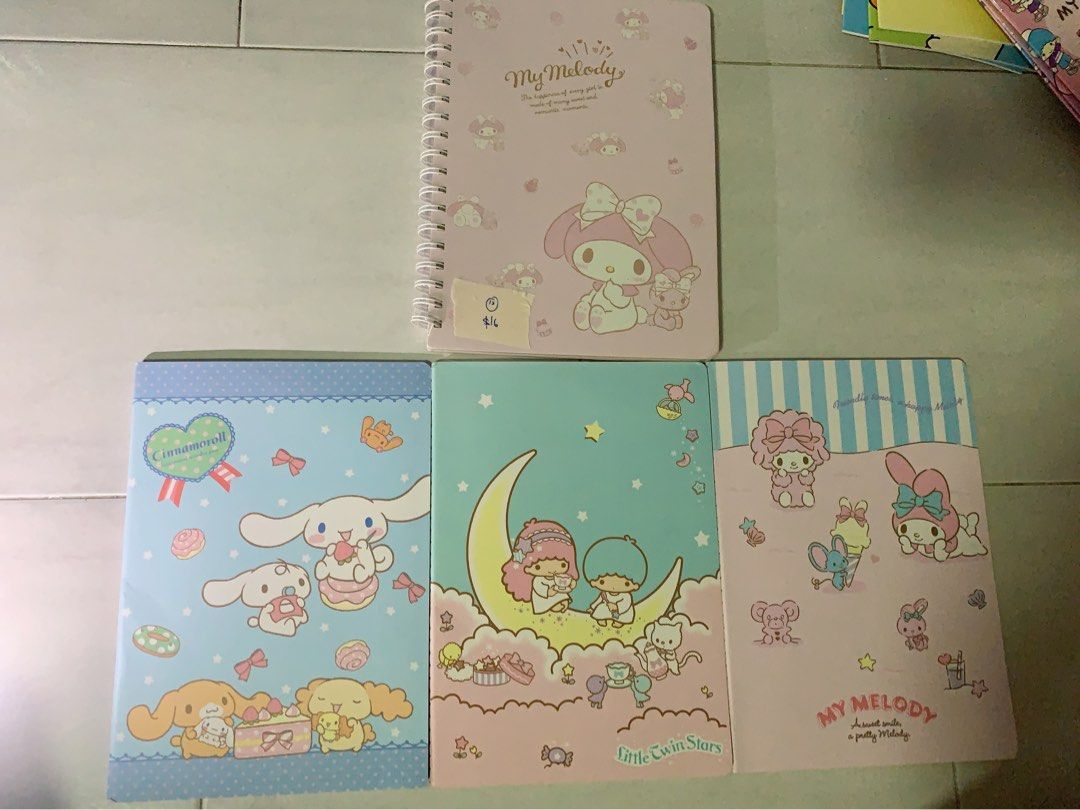 Sanrio character notebooks dairy hello kitty kuromi melody pompompurin ...