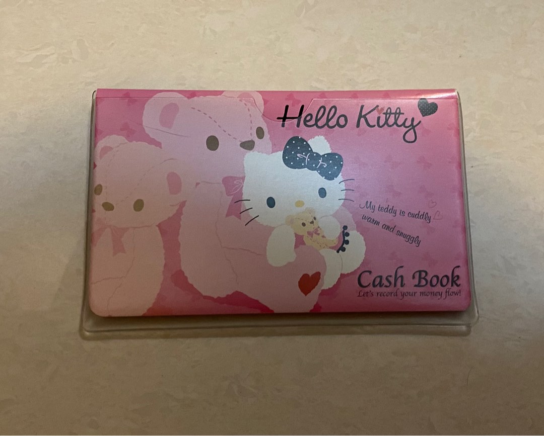 [全新]Sanrio Hello Kitty cash book記帳簿, 興趣及遊戲, 手作＆自家設計, 其他 - Carousell