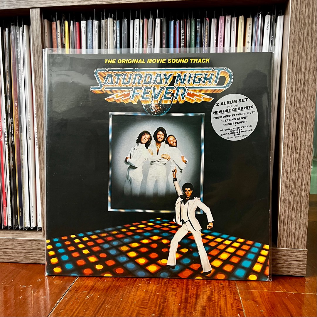 Saturday Night Fever Soundtrack - 1977 Pressing - LP Vinyl Record ...
