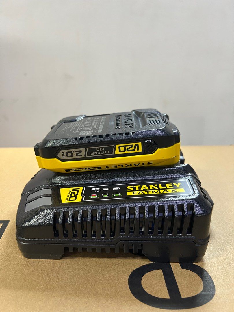 SCD711D2K-B1 STANLEY 20V CORDLESS HAMMER DRILL comes with Battery and ...