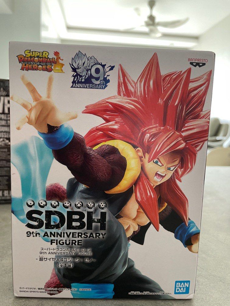 SDBH dragonball Gogeta 9th anniversary figure, Hobbies & Toys, Toys ...