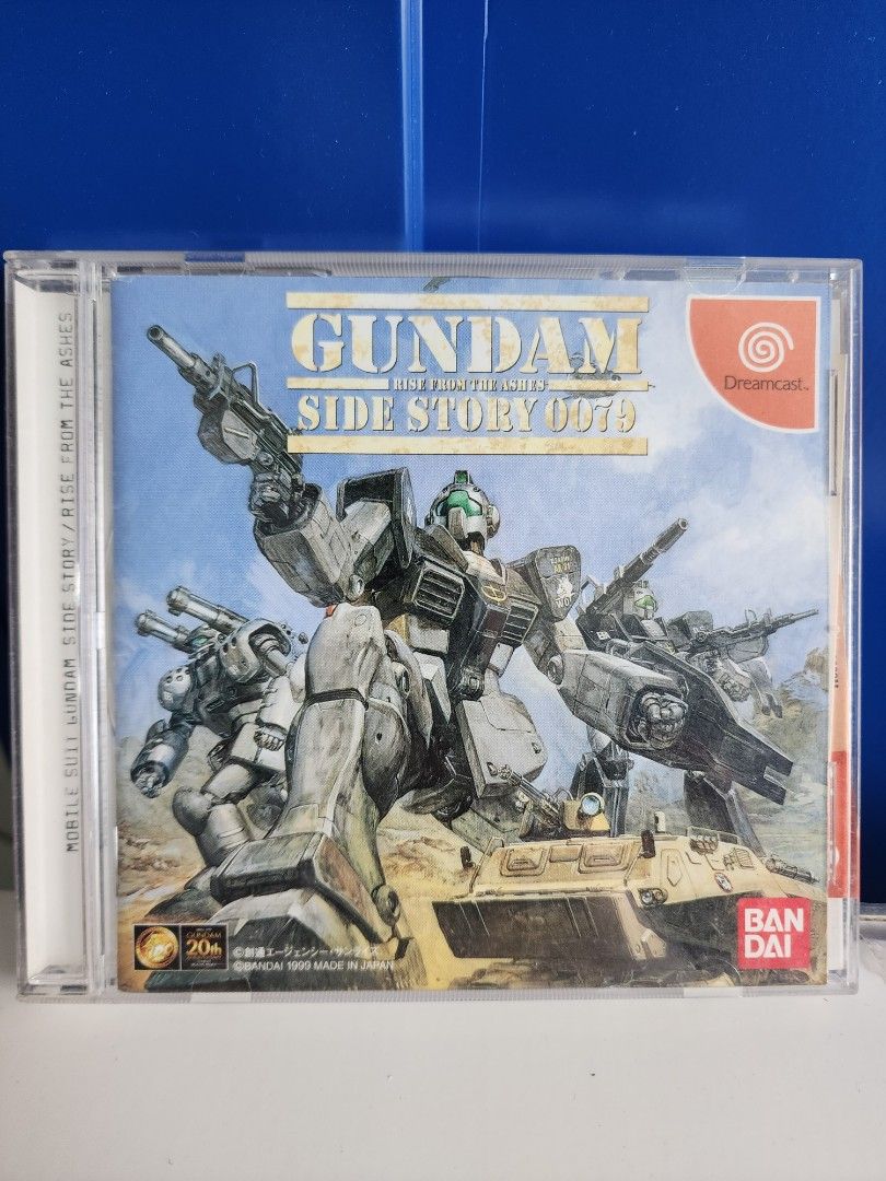 Sega Dc Dreamcast gundam side story 0079, 興趣及遊戲, 玩具 & 遊戲類 - Carousell