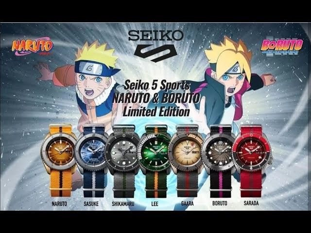 SEIKO NARUTO (FULLSET 7PCS), Men's Fashion, Watches & Accessories ...