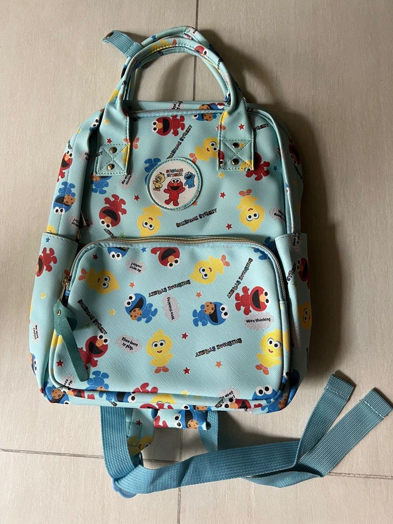 Sesame Street Backpack, Women's Fashion, Bags & Wallets, Backpacks on ...