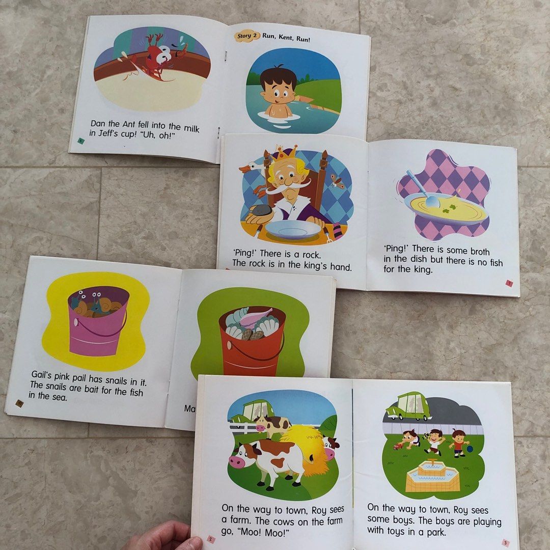 Set of 22 English story books phonics readers for children toddlers ...