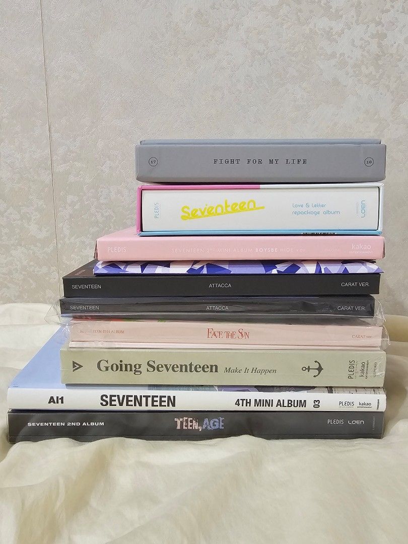 SEVENTEEN/ SVT UNSEALED & SEALED ALBUM SALES, Hobbies & Toys ...