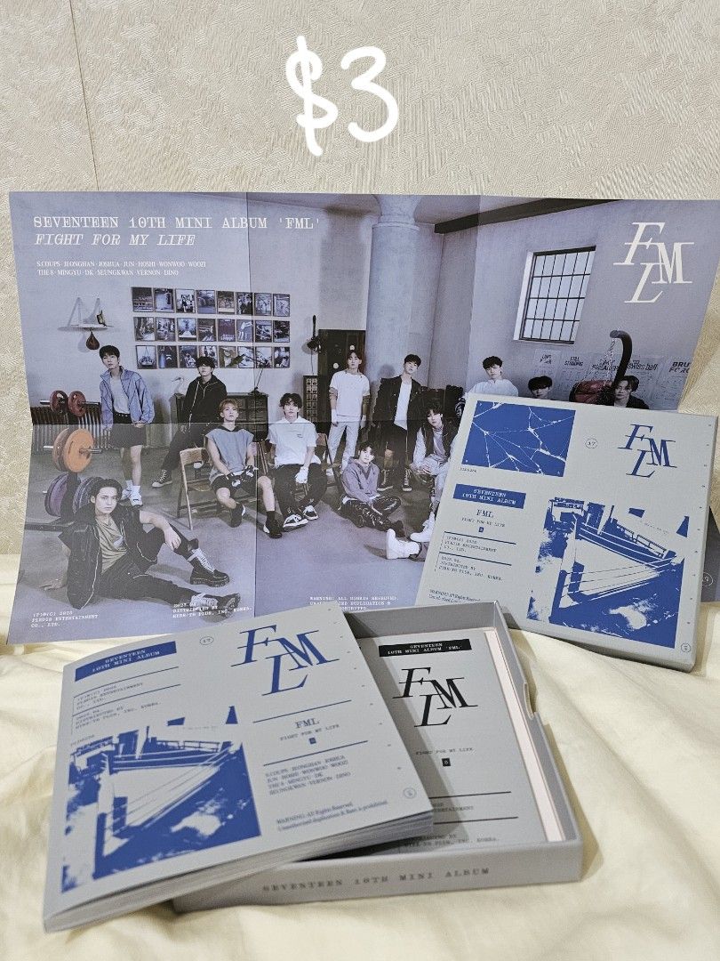 SEVENTEEN/ SVT UNSEALED & SEALED ALBUM SALES, Hobbies & Toys ...