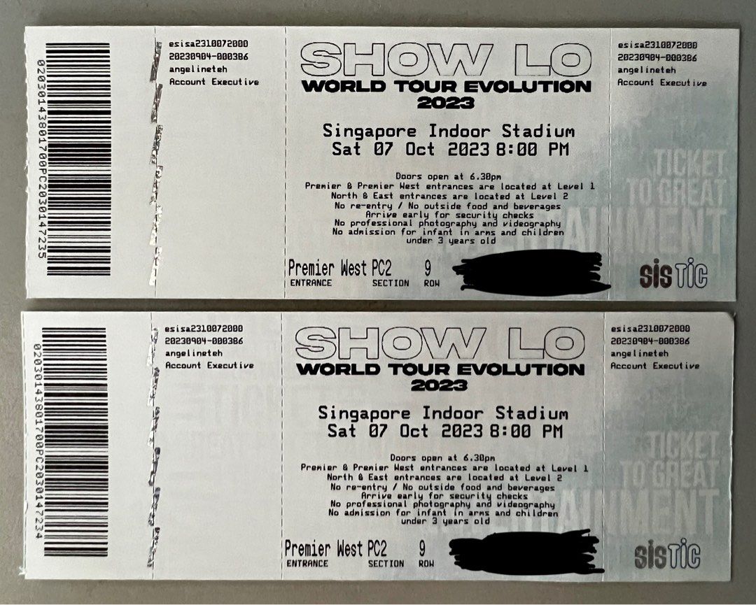 Show Lo World Tour Evolution 2023, Tickets & Vouchers, Event Tickets on ...