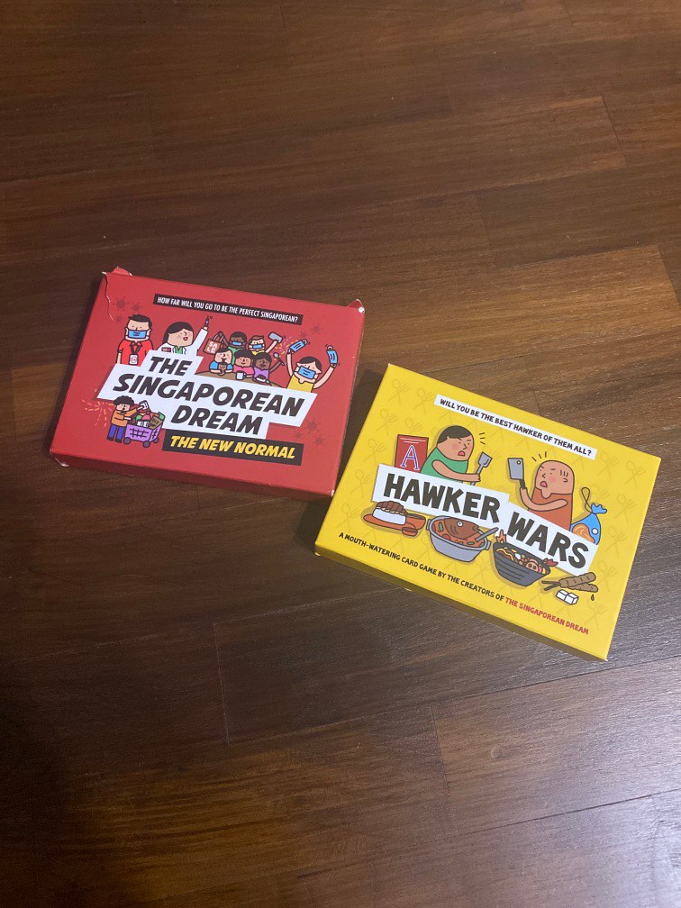 Singapore dream , hawker wars card game, Hobbies & Toys, Toys & Games ...