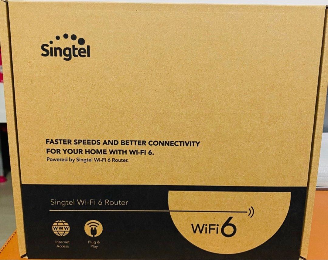 Singtel WiFi 6 Router (Model: RT5703W), Computers & Tech, Parts ...