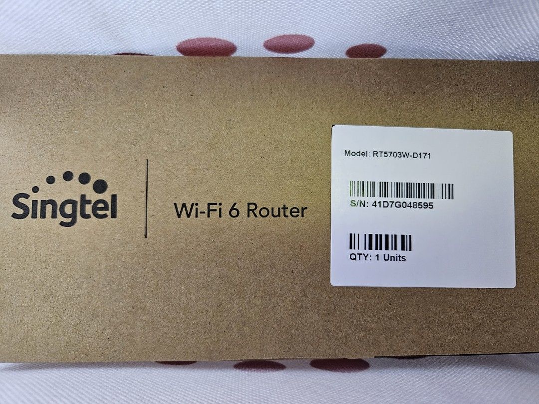 Singtel wifi 6 Router RT5703W, Computers & Tech, Parts & Accessories ...