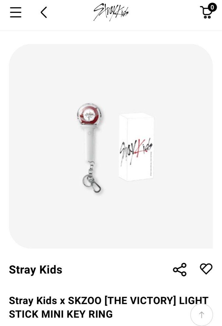 SKZ Stray Kids Mini Lightstick, Hobbies & Toys, Memorabilia ...