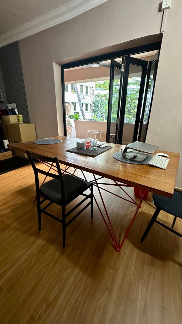 Solid wood customized dining table (from Second Charm/Gamar), Furniture ...