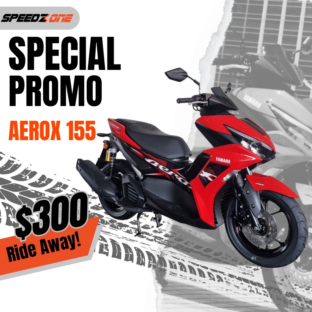Special Promo $300 Ride Away for Yamaha AEROX 155 - New 2B Motorcycle ...