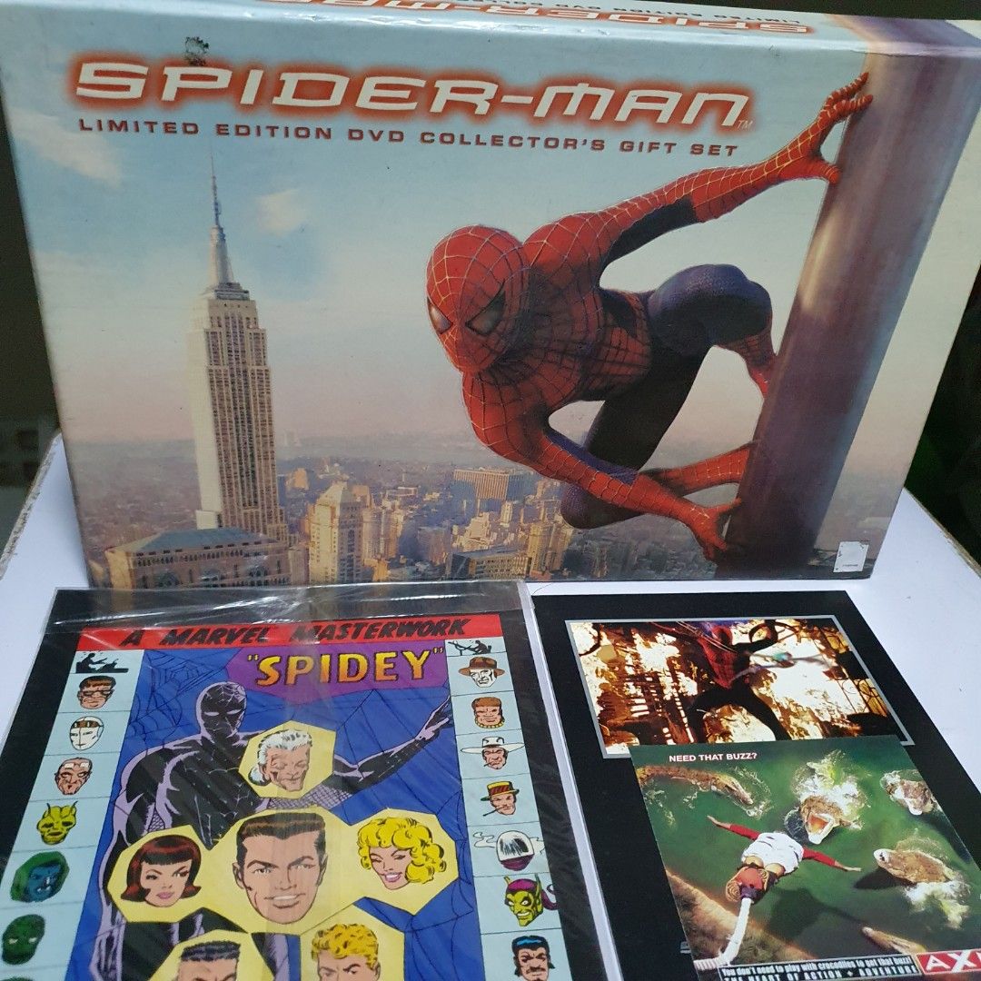 Spiderman Limited Ed. DVD Collector Gift Set 2002, Hobbies & Toys ...