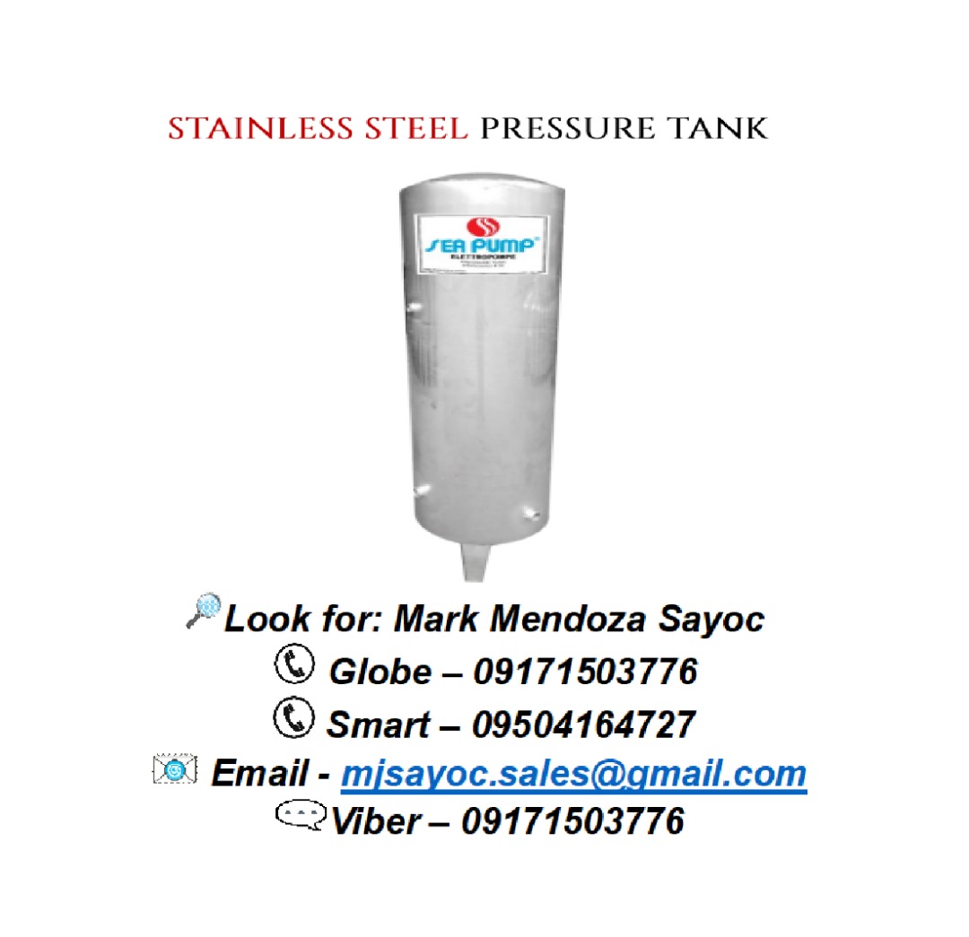 Stainless Steel Pressure Tank, Commercial & Industrial, Construction ...