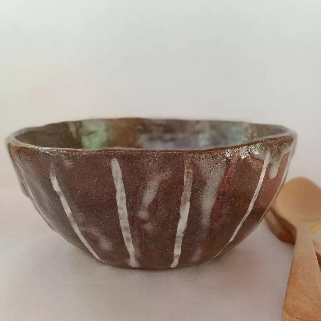 Stoneware Bowl / Server, Furniture & Home Living, Home Decor, Vases ...