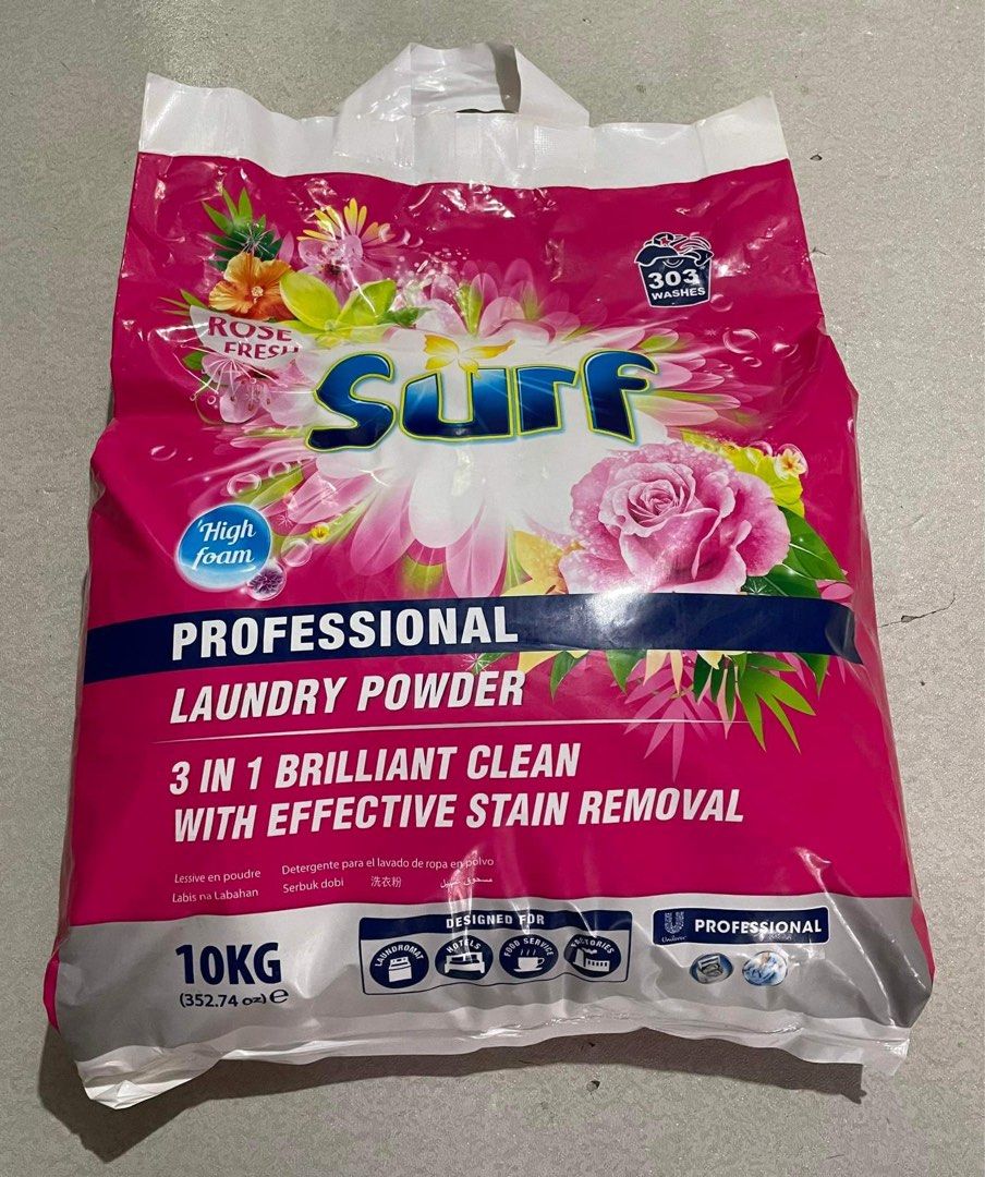 Surf Pro Laundry Poweder Rose Fresh 10kg, Furniture & Home Living ...