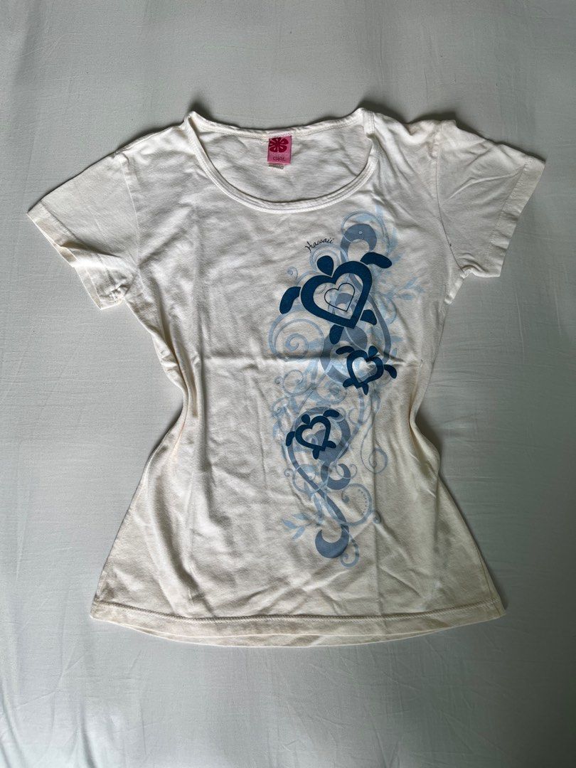 surfer 2000s baby tee, Women's Fashion, Tops, Shirts on Carousell