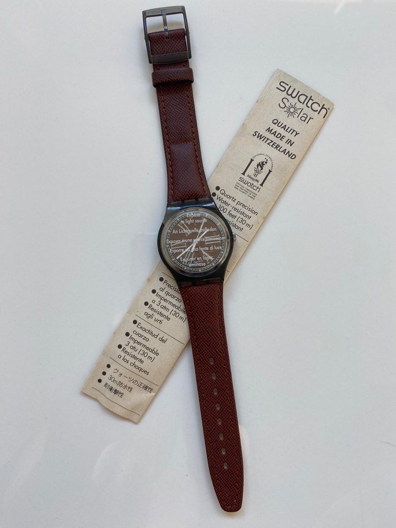 Swatch Solar Watch, Luxury, Watches on Carousell