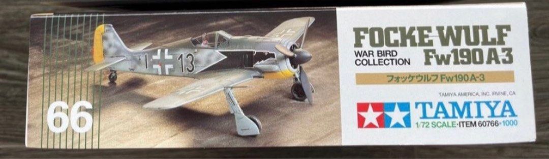 Tamiya 1/72 War Bird collection - 3 German planes: (50) - Messerschmitt BF109 E-3 (55 ...