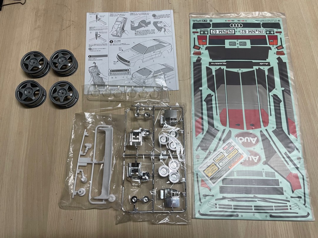 Tamiya audi quattro s1 1/10 bodyshell, Hobbies & Toys, Toys & Games on ...