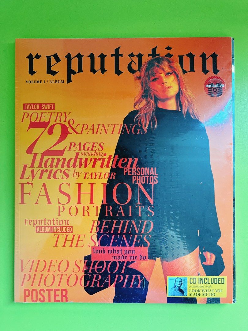 Taylor Swift Limited Edition Reputation Album - exclusive US version ...