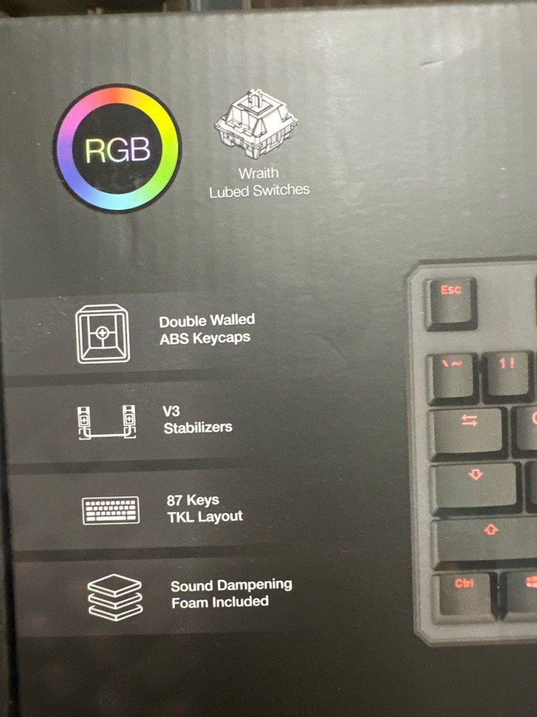 Tecware phantom + rgd mechanical keyboard, Computers & Tech, Parts ...