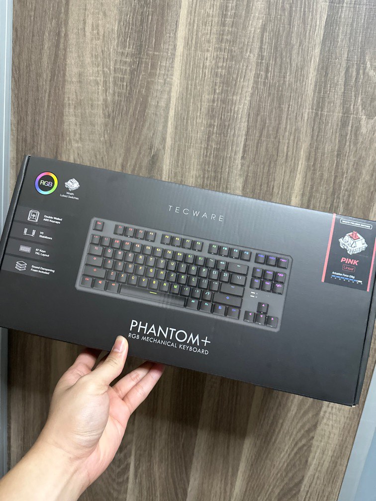Tecware phantom + rgd mechanical keyboard, Computers & Tech, Parts ...
