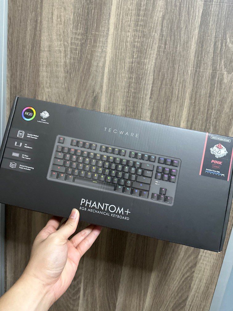 Tecware phantom + rgd mechanical keyboard, Computers & Tech, Parts ...