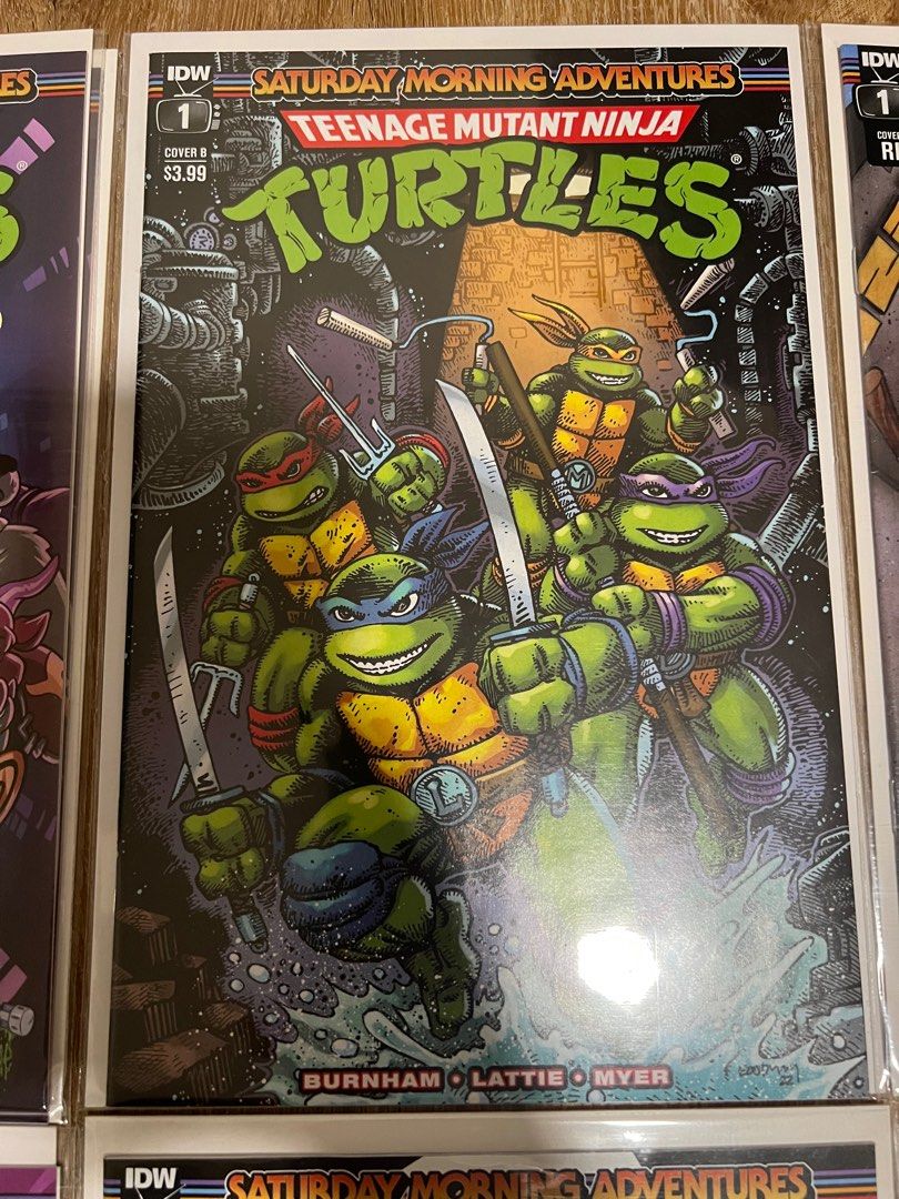 Teenage Mutant Ninja Turtles #1, 2 & 4, Hobbies & Toys, Books ...