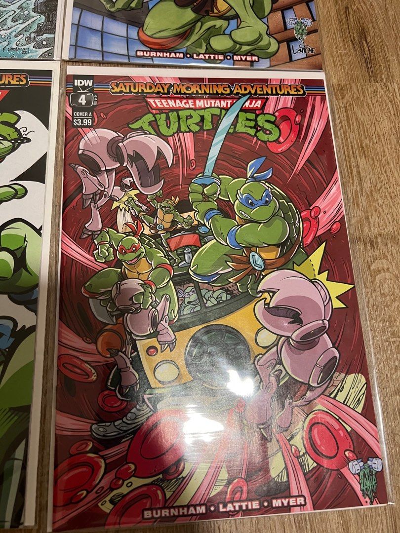 Teenage Mutant Ninja Turtles #1, 2 & 4, Hobbies & Toys, Books ...
