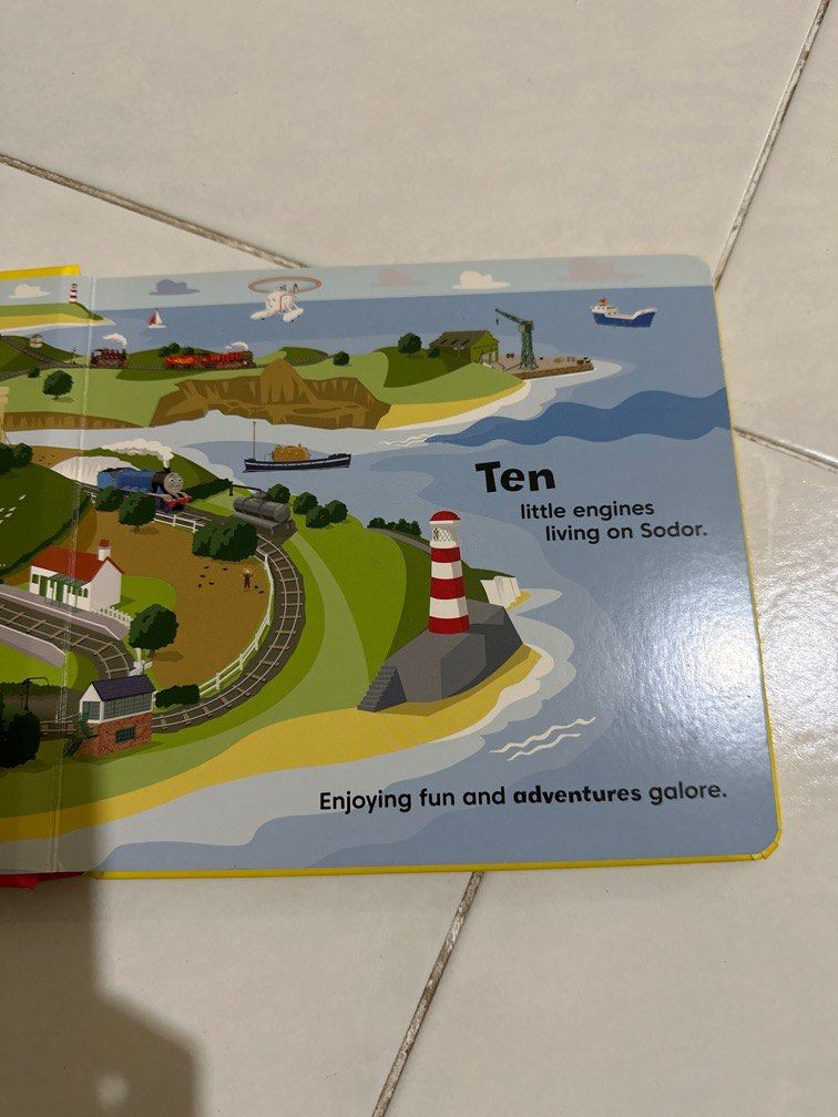 Thomas & Friends Ten Little Engines board book toddler kid (usborne ...