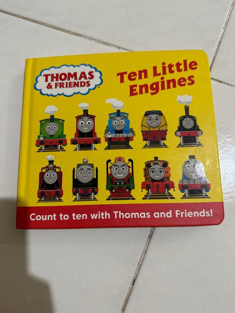 Thomas & Friends Ten Little Engines board book toddler kid (usborne ...