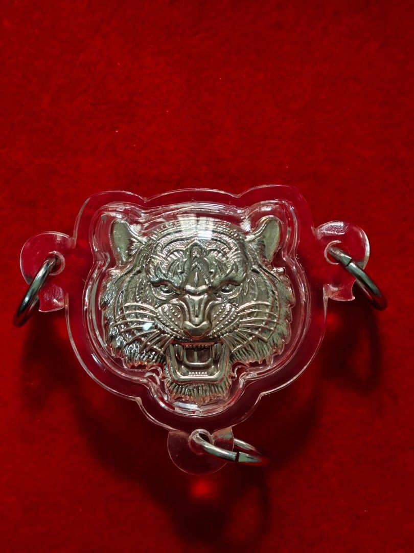 Tiger Head Roon Seur Non Kin Ajarn Tom Wat Ta Sabaeng Silver material ...
