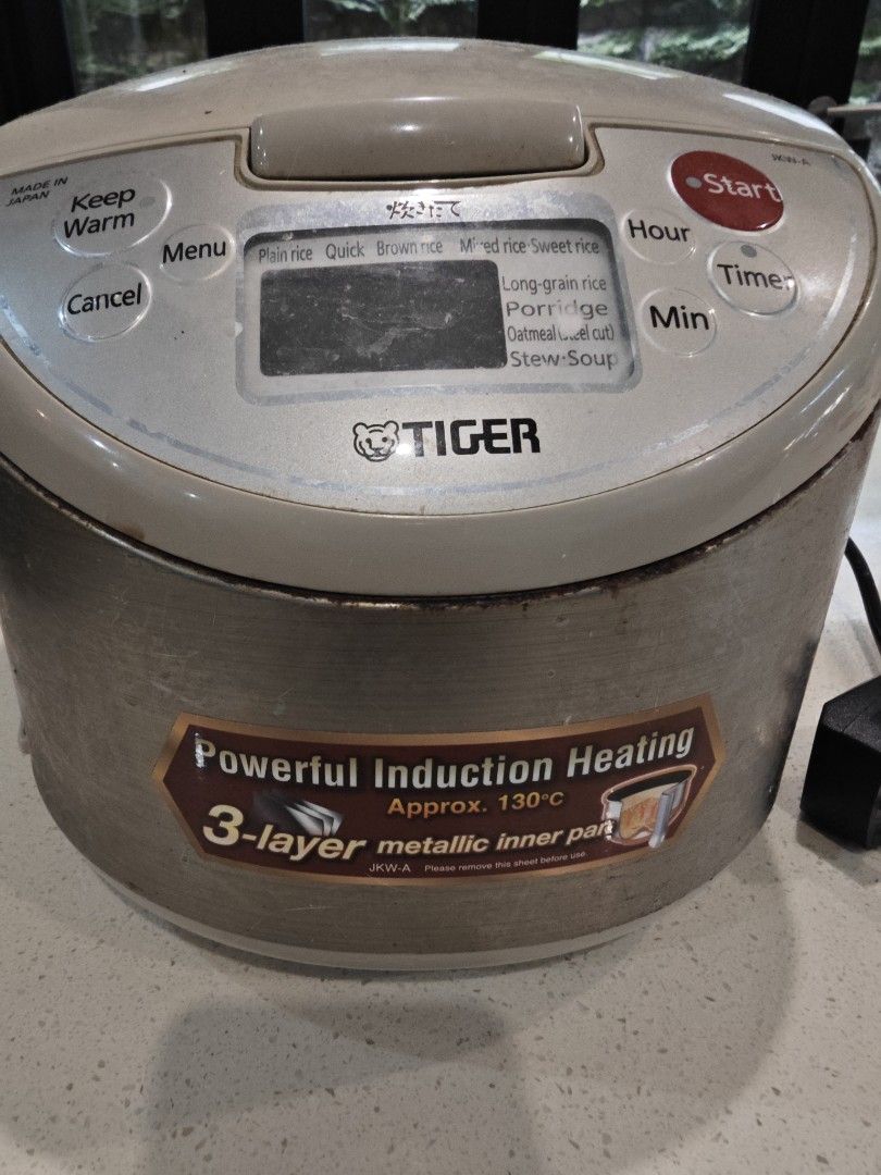 Tiger jkw-a18s 10 cups rice cooker Induction Heating, TV & Home ...