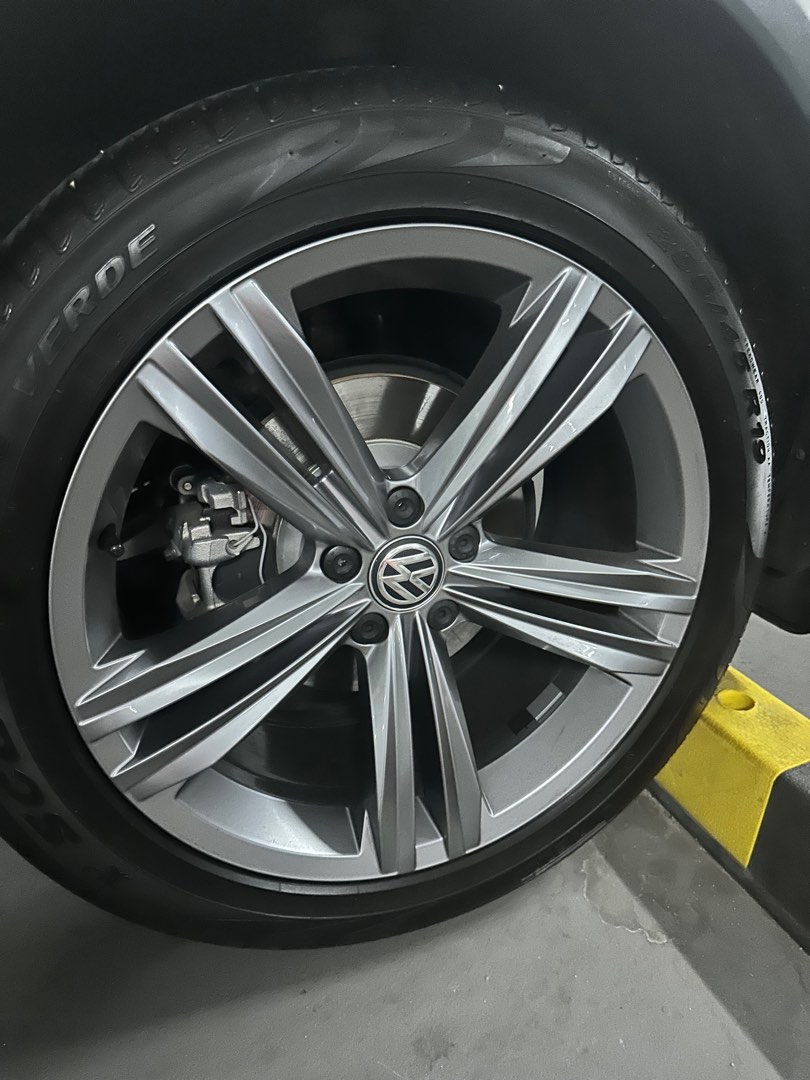 Tiguan R line Stock Rims 19”, Car Accessories, Tyres & Rims on Carousell