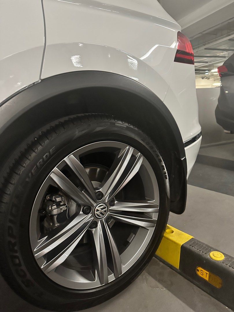 Tiguan R line Stock Rims 19”, Car Accessories, Tyres & Rims on Carousell